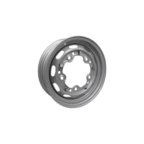 Silver Replacement Steel Rims - (5 x 205) - 15" x 4.5" - Rod Penrose Racing