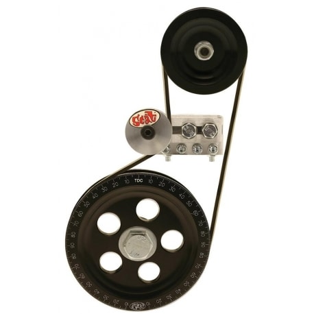 Serpentine pulley kit - Black - Rod Penrose Racing