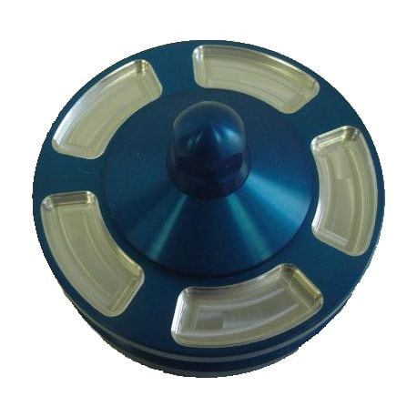 Jaycee Billet Alternator Pulley - Blue - Rod Penrose Racing