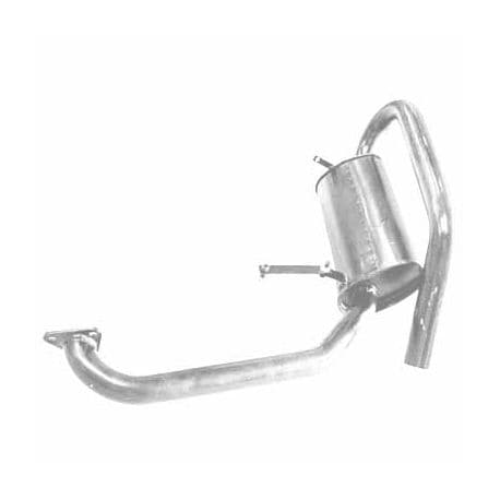 High Mount Exhaust Muffler - Ceramic Coated - Rod Penrose Racing