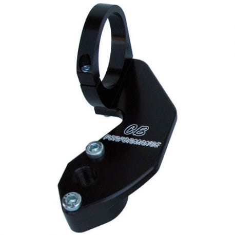 CB Fuel Pump Block Off with Coil Mount - Black Billet - Rod Penrose Racing