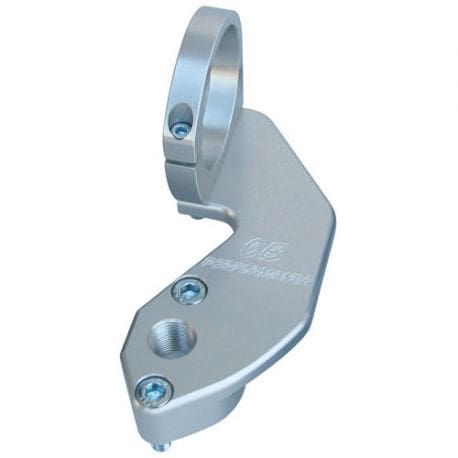 CB Fuel Pump Block Off with Coil Mount - Silver Billet - Rod Penrose Racing