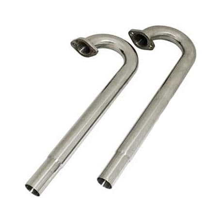J Pipes (per pair) - Mild Steel - Rod Penrose Racing