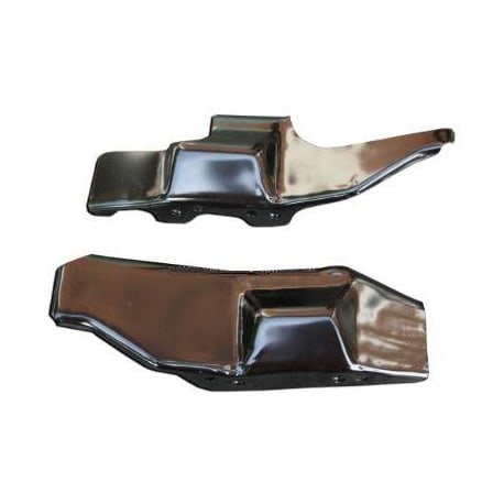 Lower Rear Air Deflectors Kit - Satin Black (per set) - Rod Penrose Racing